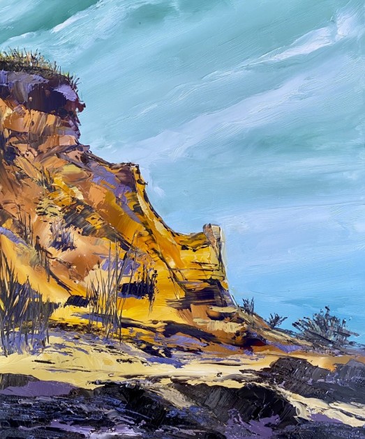 At the Cliff Edge. Paintings by Elizabeth Inger | KL Magazine